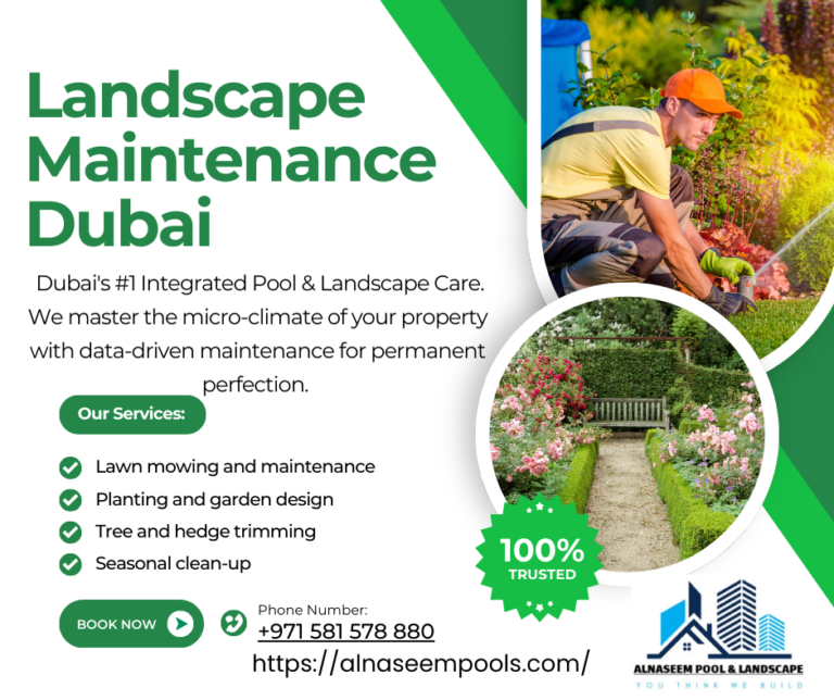 Top best#1 Landscape Maintenance Dubai